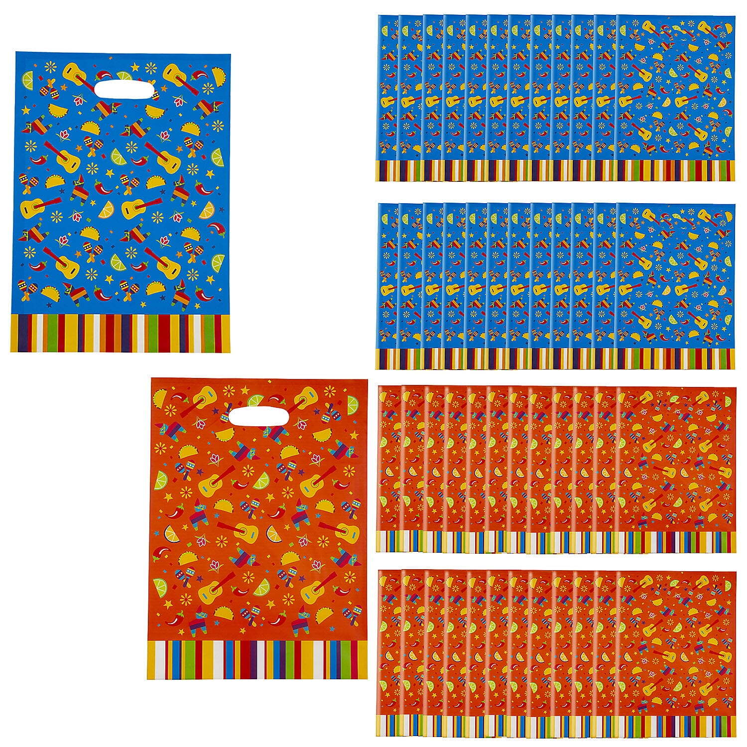 Fiesta Goody Bags – 50 Pc., Cinco de Mayo, Party Supplies, 50 Pieces | eBay