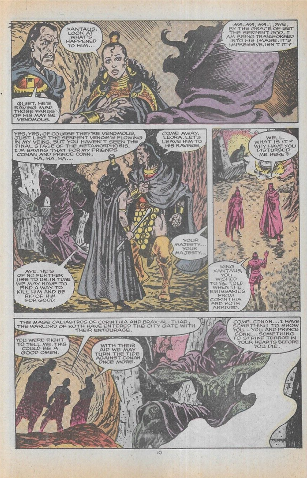 Conan The King Comic 42 Copper Age First Print 1987 Kraar Docherty ...