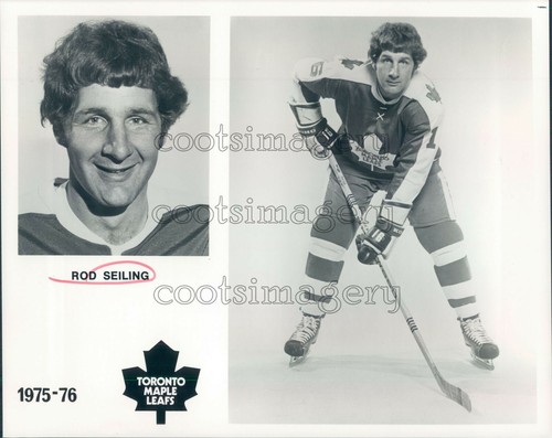 1974 Press Photo Hockey Player Rod Seiling of Toronto Maple Leafs | eBay