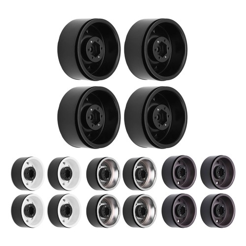 4Pcs/Set RC Car Wheel Hubs 1.9in RC Crawler Wheel Rims Hub Replacement ...