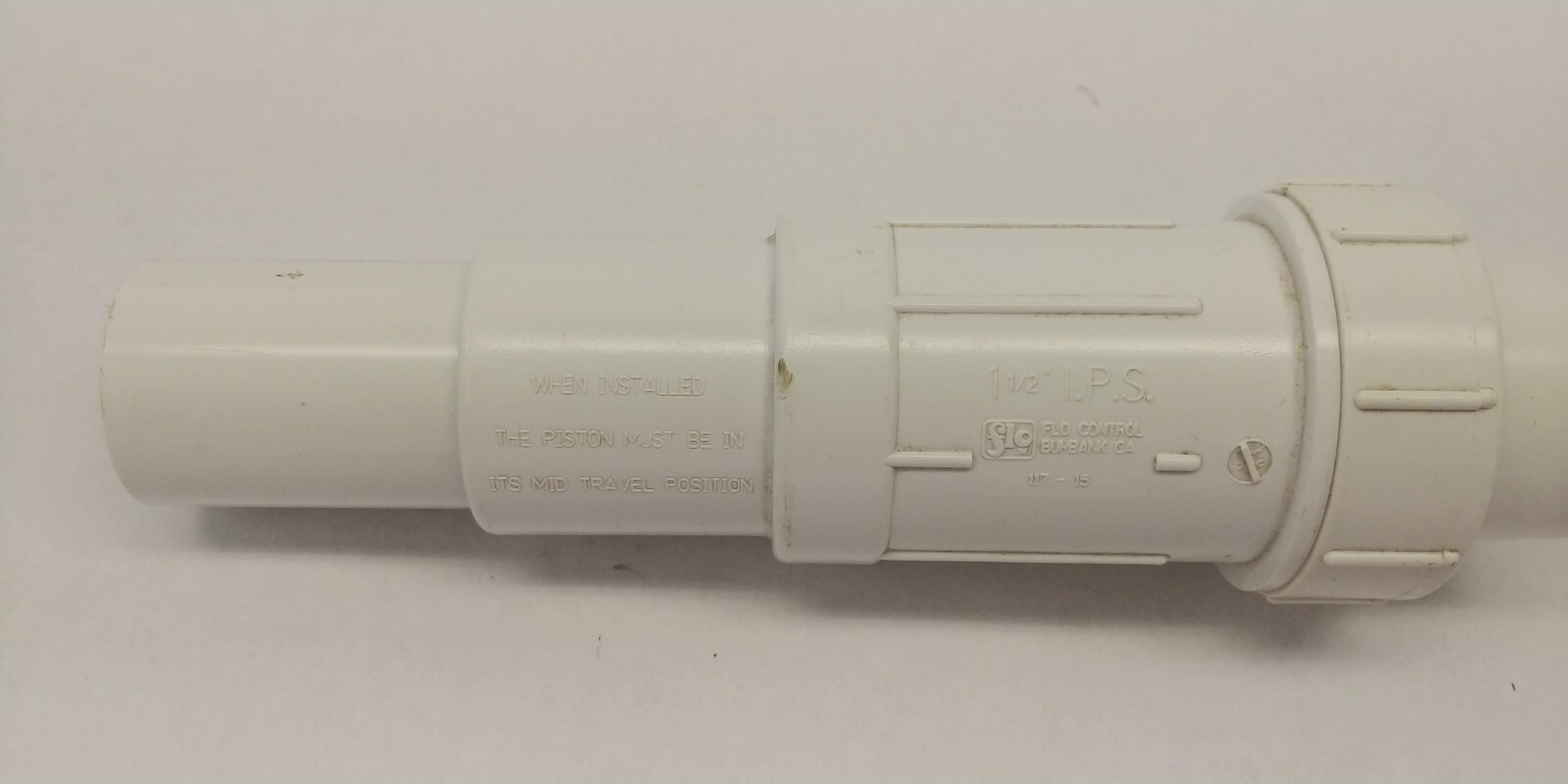 NEW 117-15 Flo-Span 1 1/2" 1.5” IPS PVC Expansion Repair Coupling 200 ...