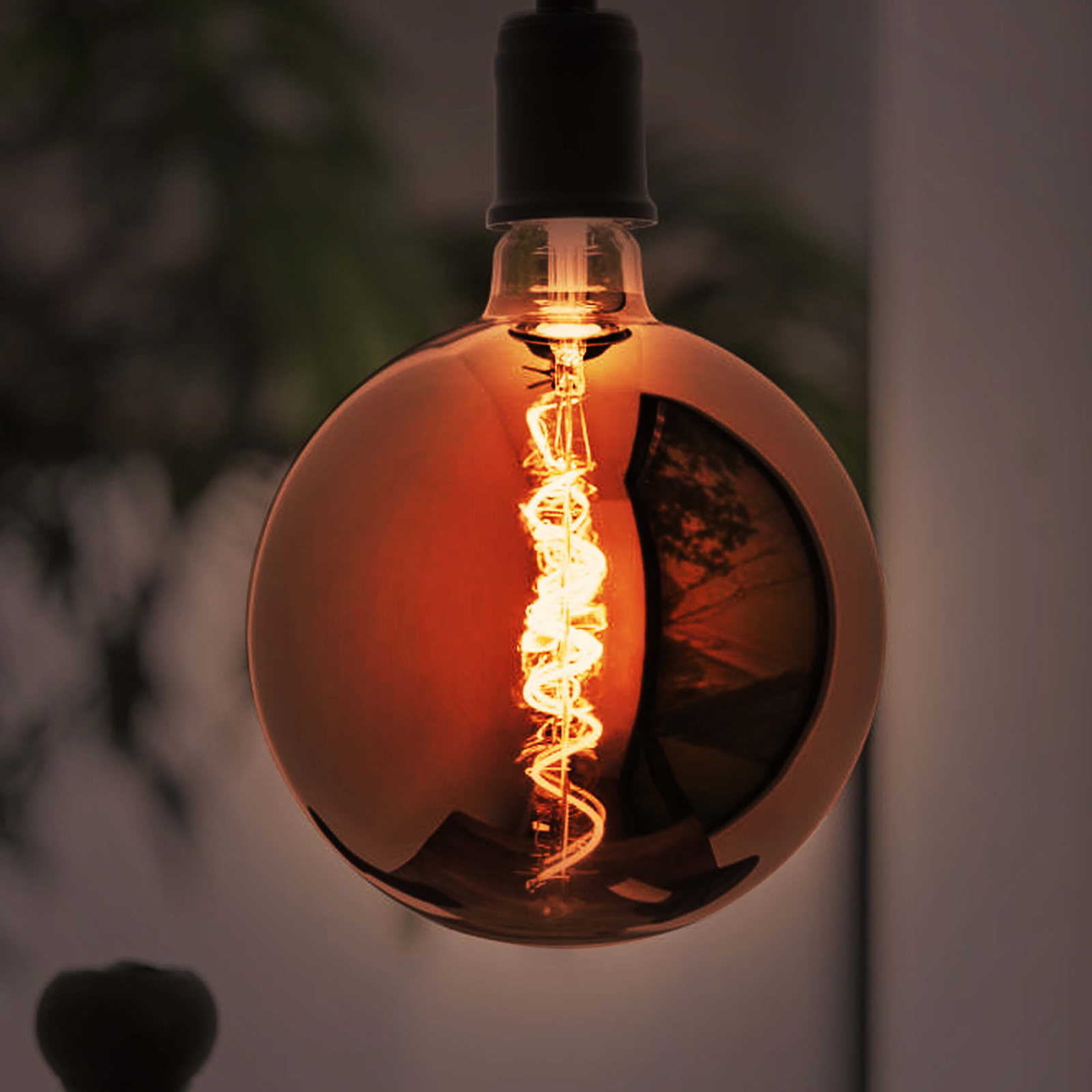 EGLO 11897 LED Bulbs E27 Decorative Lamp Bulb Copper Red Filament 1600K ...