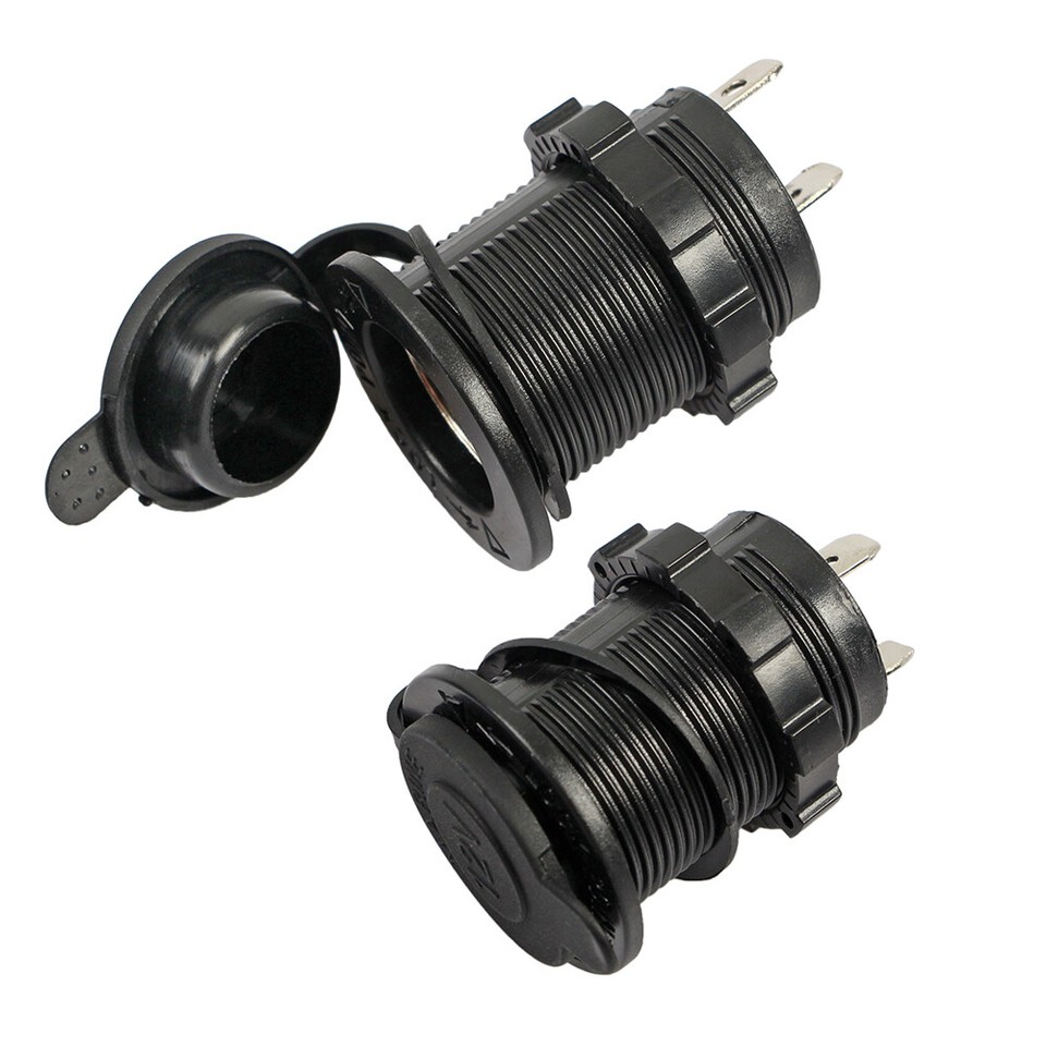 [2pack] 12V Cigarette Lighter Socket Power Outlet Receptacle Plug or ...