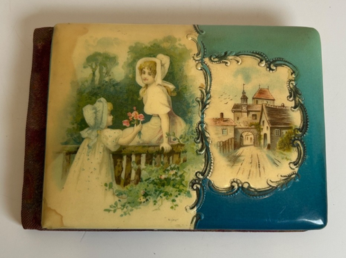 Antique Hard Cover & Velvet Journal with Writings from 1900's | eBay