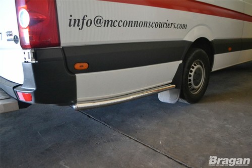 Rear of Wheel Side Bars For Mercedes Sprinter ELWB 2006 - 2014 Van ...