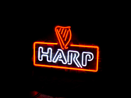 HARP Neon Sign Light Club Studio Wall Decor Visual Artwork Handmade ...