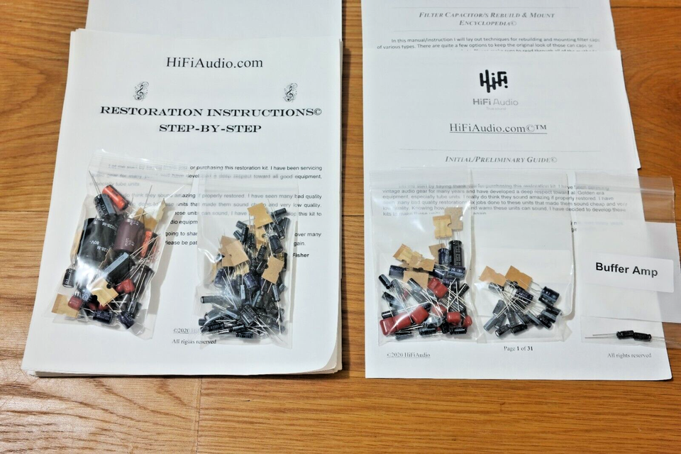 Teac X-2000R reel deck restoration service kit repair rebuild capacitor ...