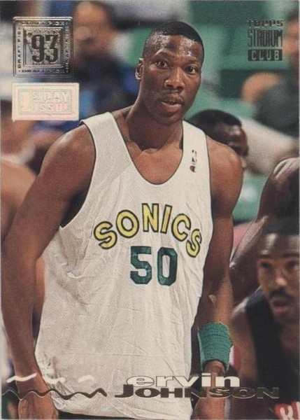 1993-94 Topps Stadium Club - Draft Pick 1st Day Issue #36 Ervin Johnson ...