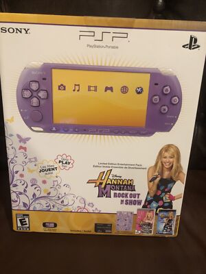 Sony PSP-3000 Hannah Montana PlayStation Limited-Ed Entertain Pack ...
