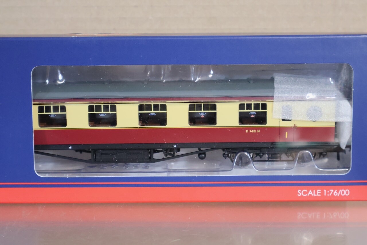 BACHMANN 39-475 BR LMS CRIMSON CREAM 60ft PORTHOLE OPEN VESTIBULE COACH ...