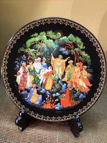 Bradex Tianex Russian Legends Fairy Tale Plates 7 3/4” Russia Folklore ...