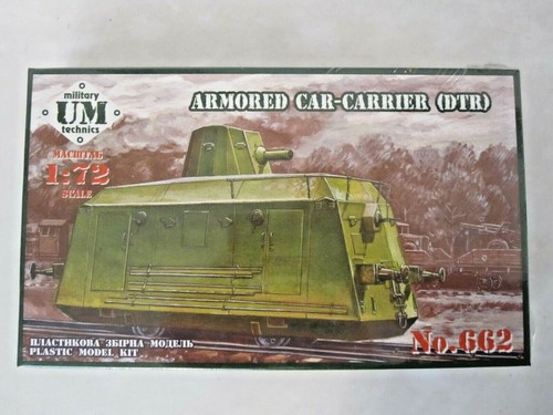 UM Military Technics - Armored Car-Carrier (DTR) No. 662 1:72 Scale ...