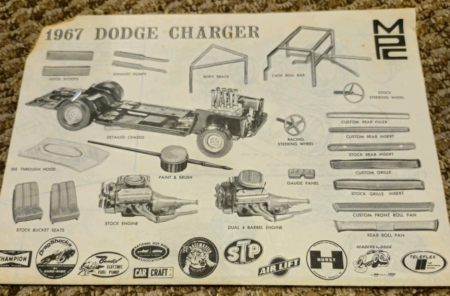 Lot/6 Vintage 1960's Model Car Kit Instructions AMT IMC FORD LOTUS INDY ...