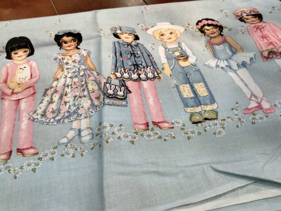 PAPER DOLLS FABRIC BY PATTY REED DESIGN 2004 L | eBay