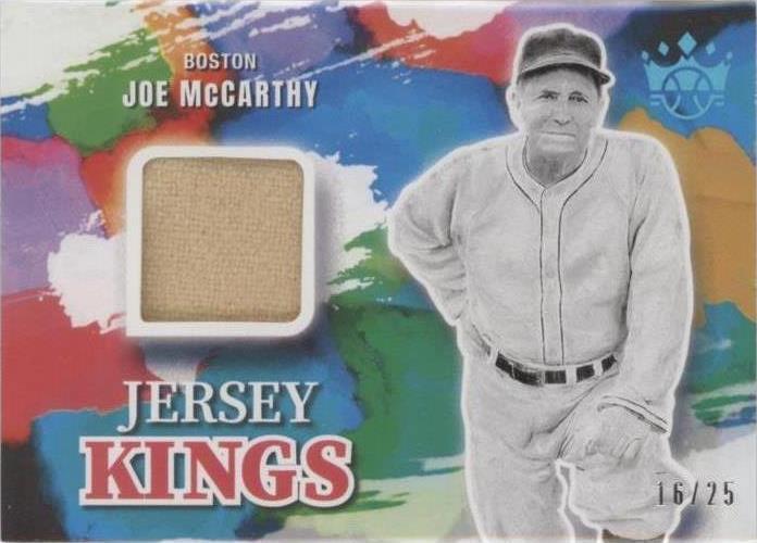 2022 Panini Diamond Kings - Jersey Kings Joe McCarthy #JK-JM Holo Blue ...