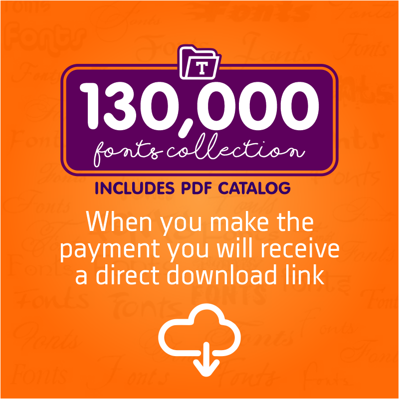 130,000 FONTS COLLECTION (Includes PDF catalog) | eBay