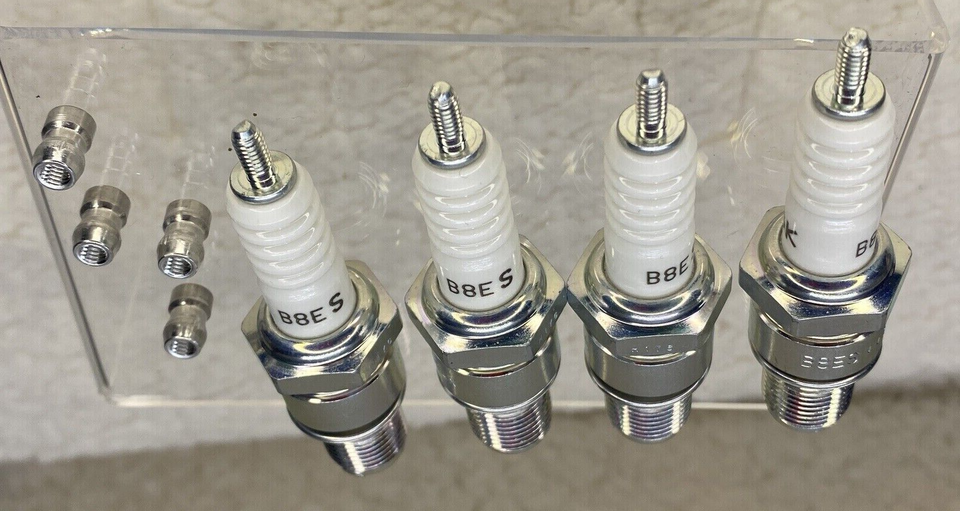 NGK Spark Plugs B8ES 4 Pack #2411 OEM KAWASAKI HONDA SUZUKI YAMAHA MADE ...