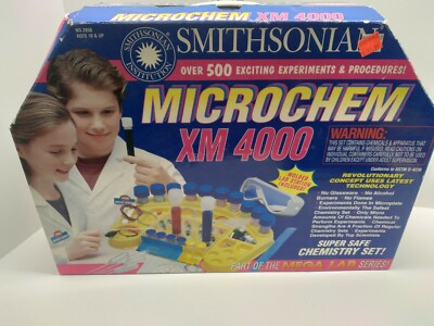 Rare Smithsonian Microchem Xm 4000 Chemistry Set Science Vintage ...
