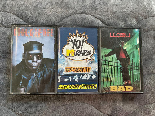 Vintage Hip Hop Cassette Lot (LL Cool J, Kool Moe Dee, Yo! MTV Raps) | eBay