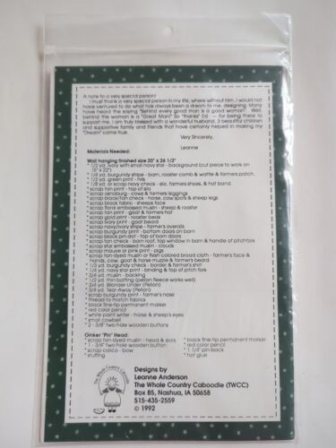 The Whole Country Caboodle Old McAndersons Farm Quilting Pattern 120 ...