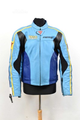 Jacket by Bike Genuine Leather Suzuki Rizla Dainese With Guards And ...