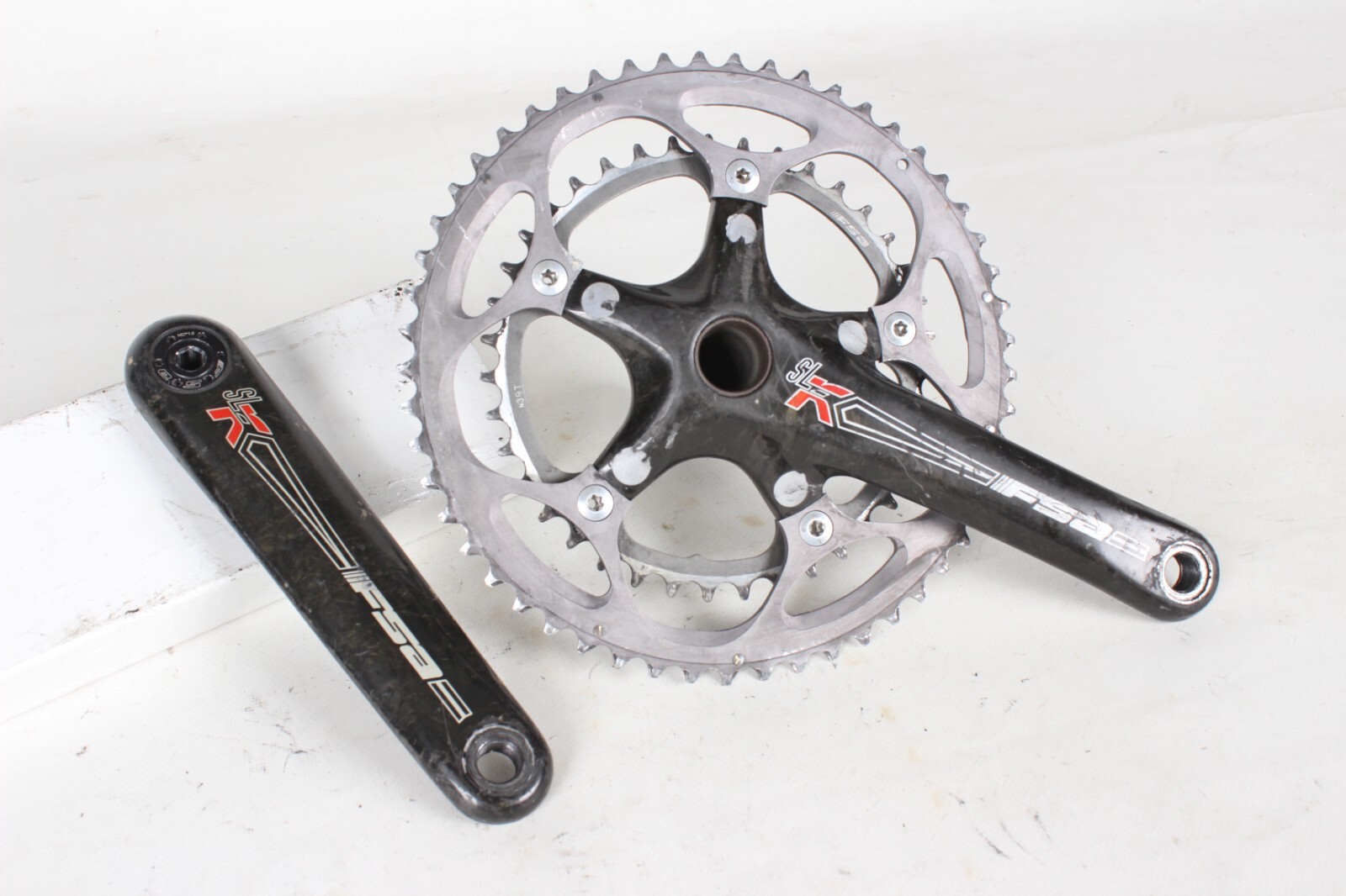 FSA SL-K Carbon Crankset Road 2x 53/39 175mm Crankarm MegaExo | eBay