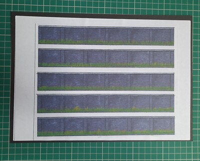 00 Model Railway Trackside Walling - Backscene | eBay UK