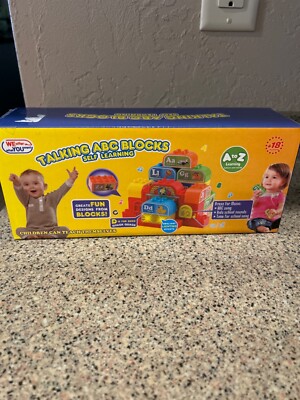 Talking ABC Blocks Alphabet Learning - Plastic Blocks with Audio for 18 ...