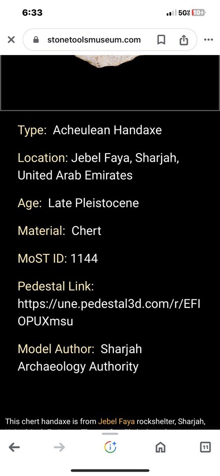 Native American Scraper Indian Stone Tool Knife Authentic Artifact Hand ...