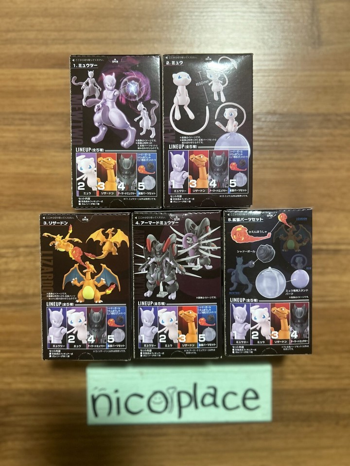 Pokemon the Movie: Mewtwo Strikes Back Evolution Shodo Action Figure ...
