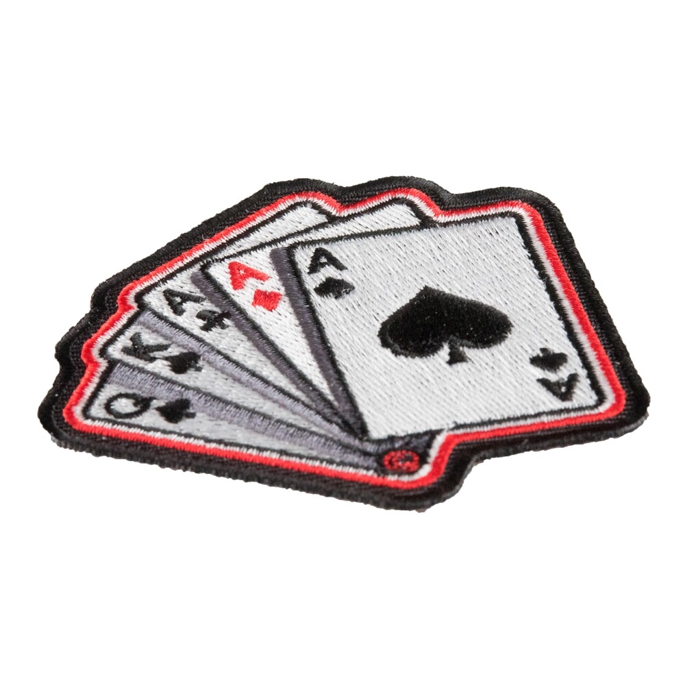 Three Of A Kind Aces Poker Hand Patch, Gambling Patches | eBay