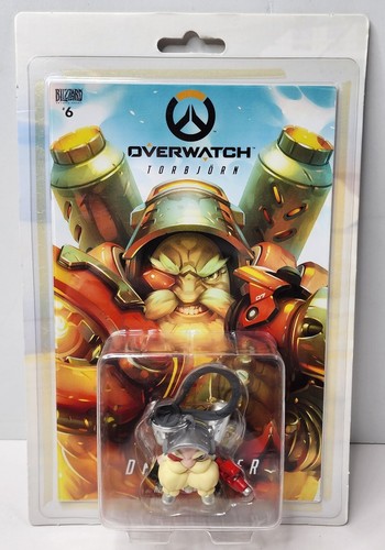 Overwatch Comic Book & Keychain Hanger Mini Figure - Torbjorn Destroyer ...