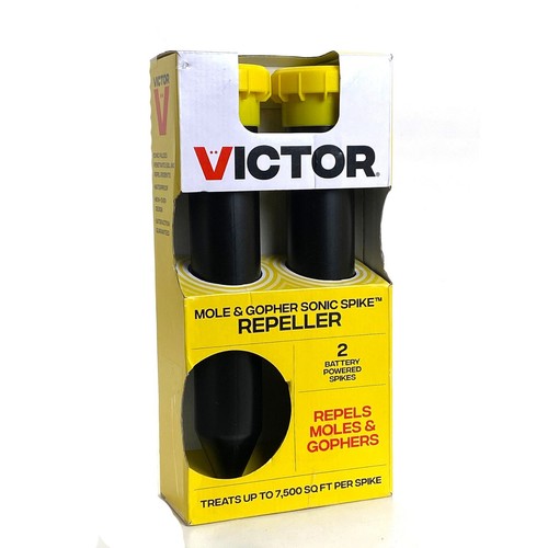 Victor Mole And Gopher Sonic Spike Repeller 2 Battery Powered Spikes | eBay