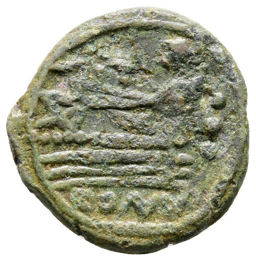 Roman Republic Bronze Coin - Rome 130-120 BC | eBay