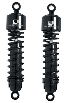Progressive 412 Series Motorcycle Black 14.25" Rear Shocks (412-4024B ...