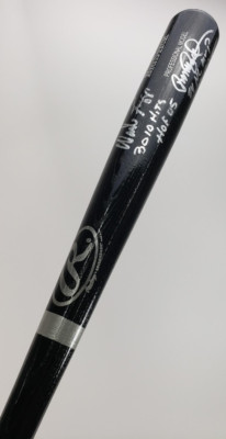 Ryan Sandberg & Wade Boggs Signed/Autograph Rawlings Big Stick Baseball ...