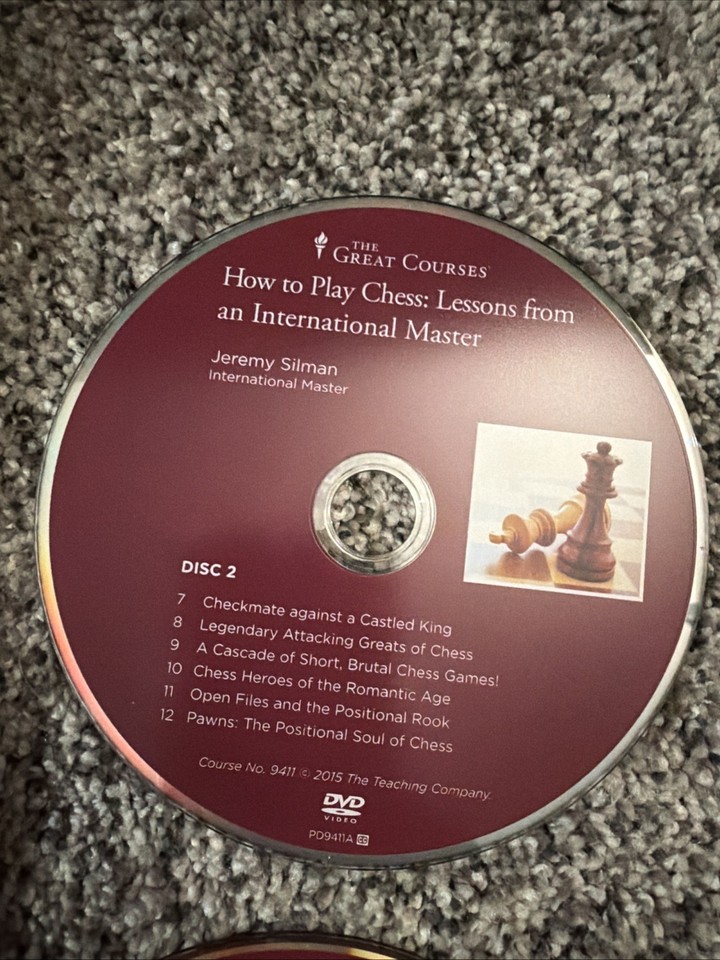 The Great Courses: How to Play Chess: + Book “Chess 5334 Problems… “ (4 ...