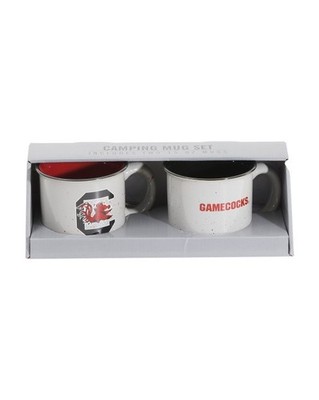 NCAA University of South Carolina GAMECOCKS 2 PC. 15oz Coffee Mug Gift ...