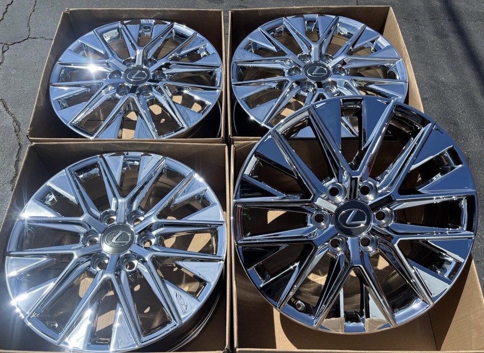20" LEXUS GX550 2024 2025 Wheels New Chrome Factory OEM Lexus GX Rims ...