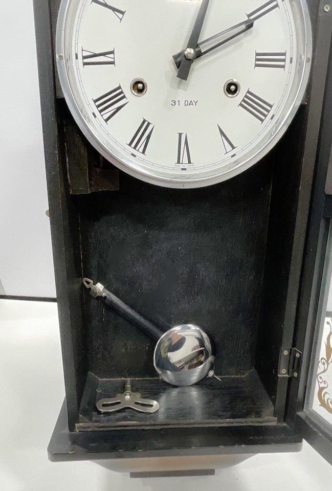 Aikosha 31 Day Striking Wall Pendulum Clock - Japan With Key | eBay