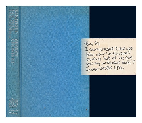 CROWTHER, GEORGE MORGAN JOSEPH Sanitized for your protection / George ...