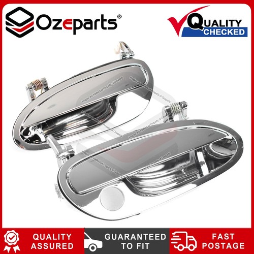 FRONT Pair LH+RH Outer Door Handle Chrome For Holden Monaro VT VX VY VZ ...