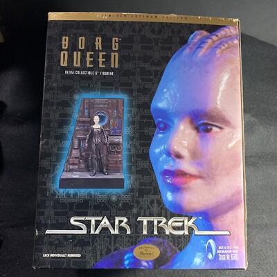 Star Trek Borg Queen Statue. RARE Latinum Edition Diorama by Playmates ...