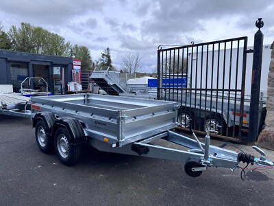 Brand New Zaslaw 8ft x 4ft Twin Axle Heavy Duty Trailer 2000KG Braked ...