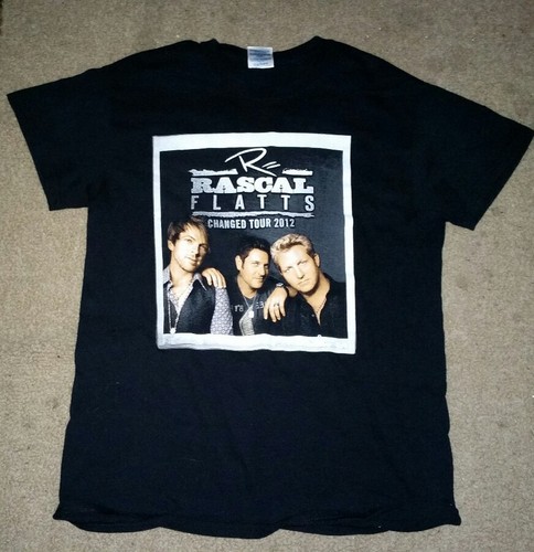 Rascal Flatts Changed Tour 2012-2013 t-shirt mens S Concert COUNTRY ...
