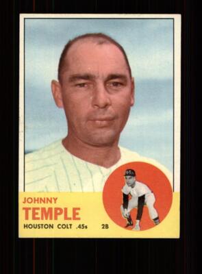 1963 Topps Baseball #576 Johnny Temple (Astros) STARX 7 NM (CS32181) | eBay