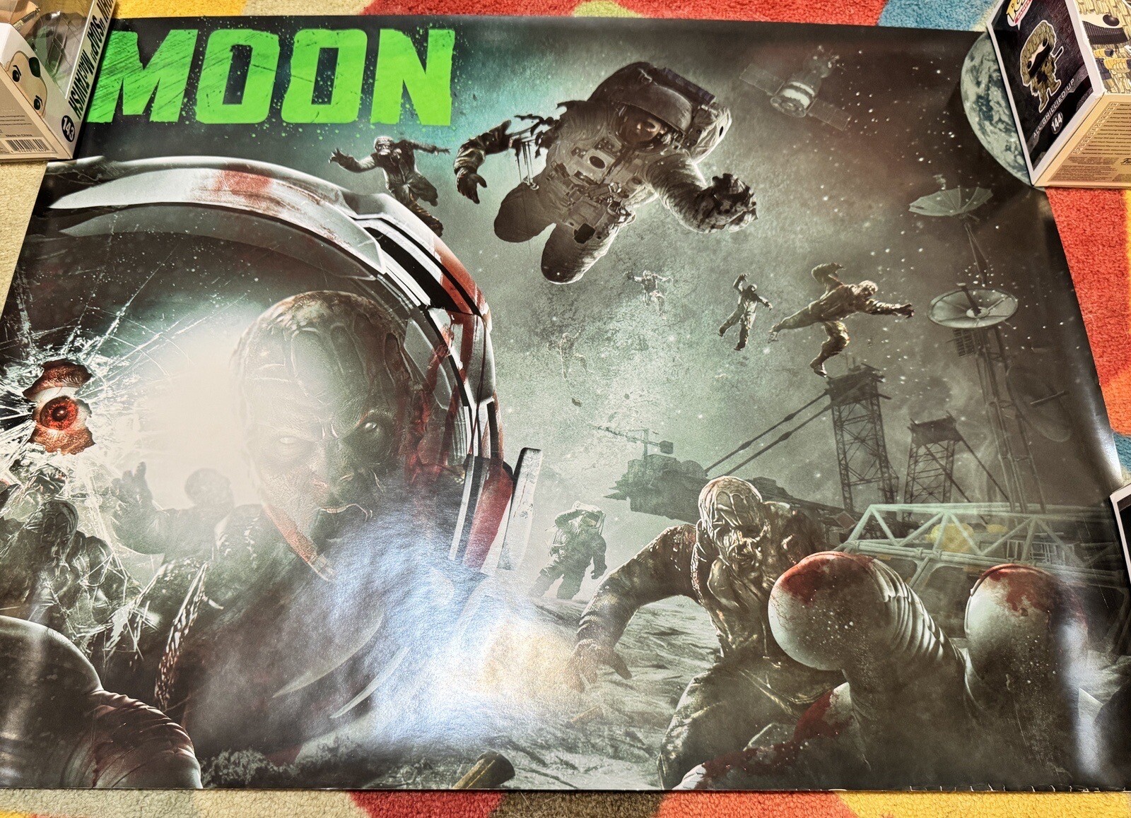 Call Of Duty Zombies Moon Poster BOD Black Ops Modern Warfare | eBay