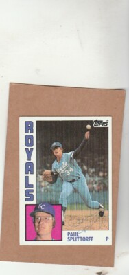 1984 Topps # 52 Paul Splittorff - Autographed card | eBay