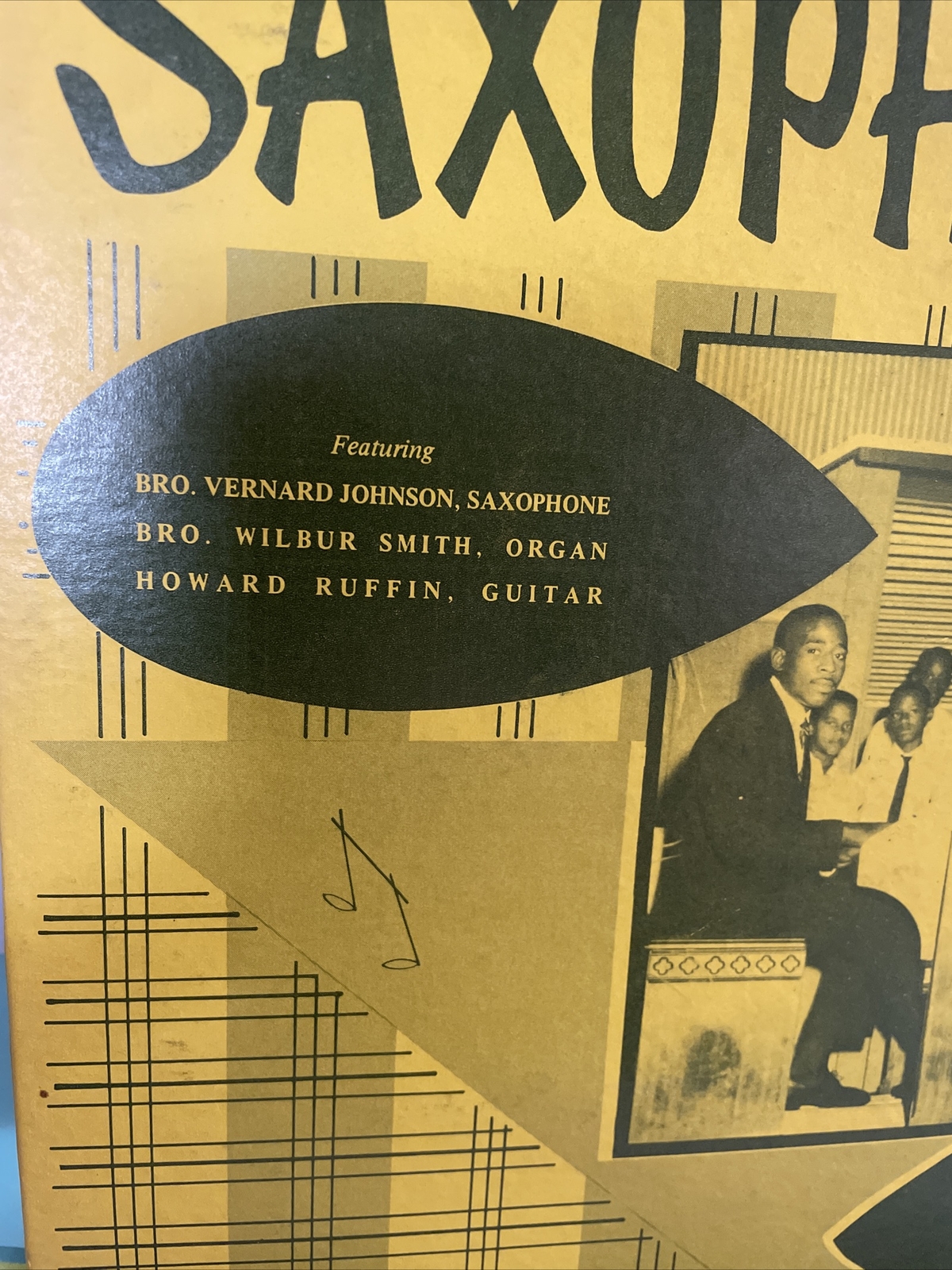 VHTF PRIVATE BLACK GOSPEL FUNK Vernard Johnson Saxophone For Christ OG ...