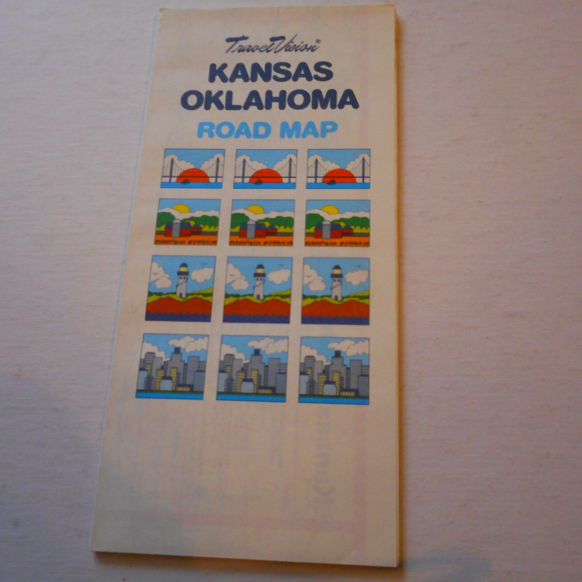 Kansas And Oklahoma State Map
